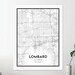 Lombard Map Print, Lombard Map Poster Wall Art, Il City Map, Illinois ...