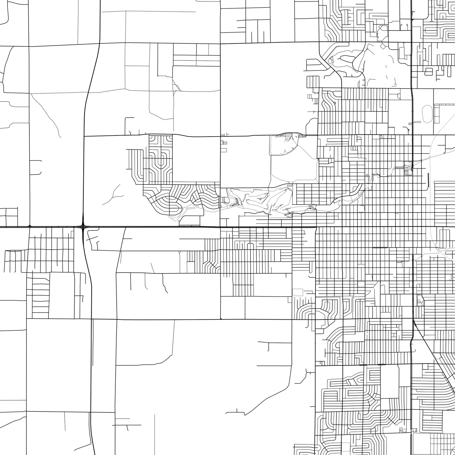 Roswell Map Print Roswell Map Poster Wall Art Nm City Map | Etsy