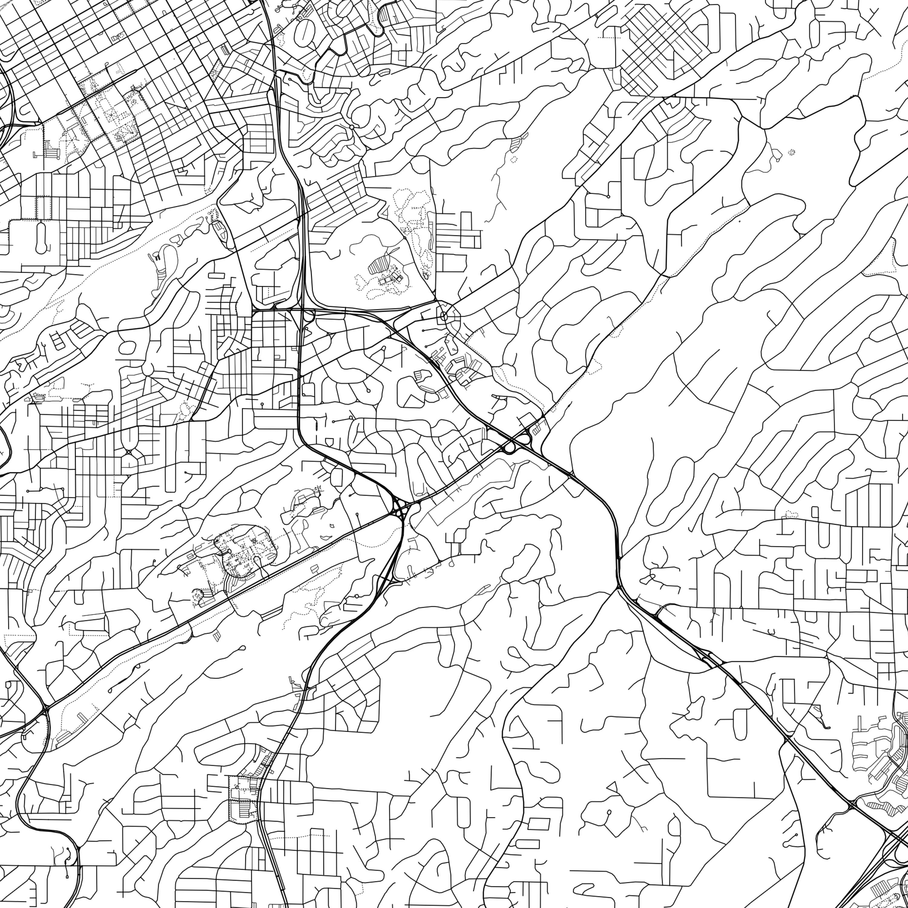 Vestavia Hills Map Print Vestavia Hills Map Poster Wall Art | Etsy