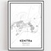 Kenitra Map Print, Kenitra Map Poster Wall Art, Kenitra City Map ...