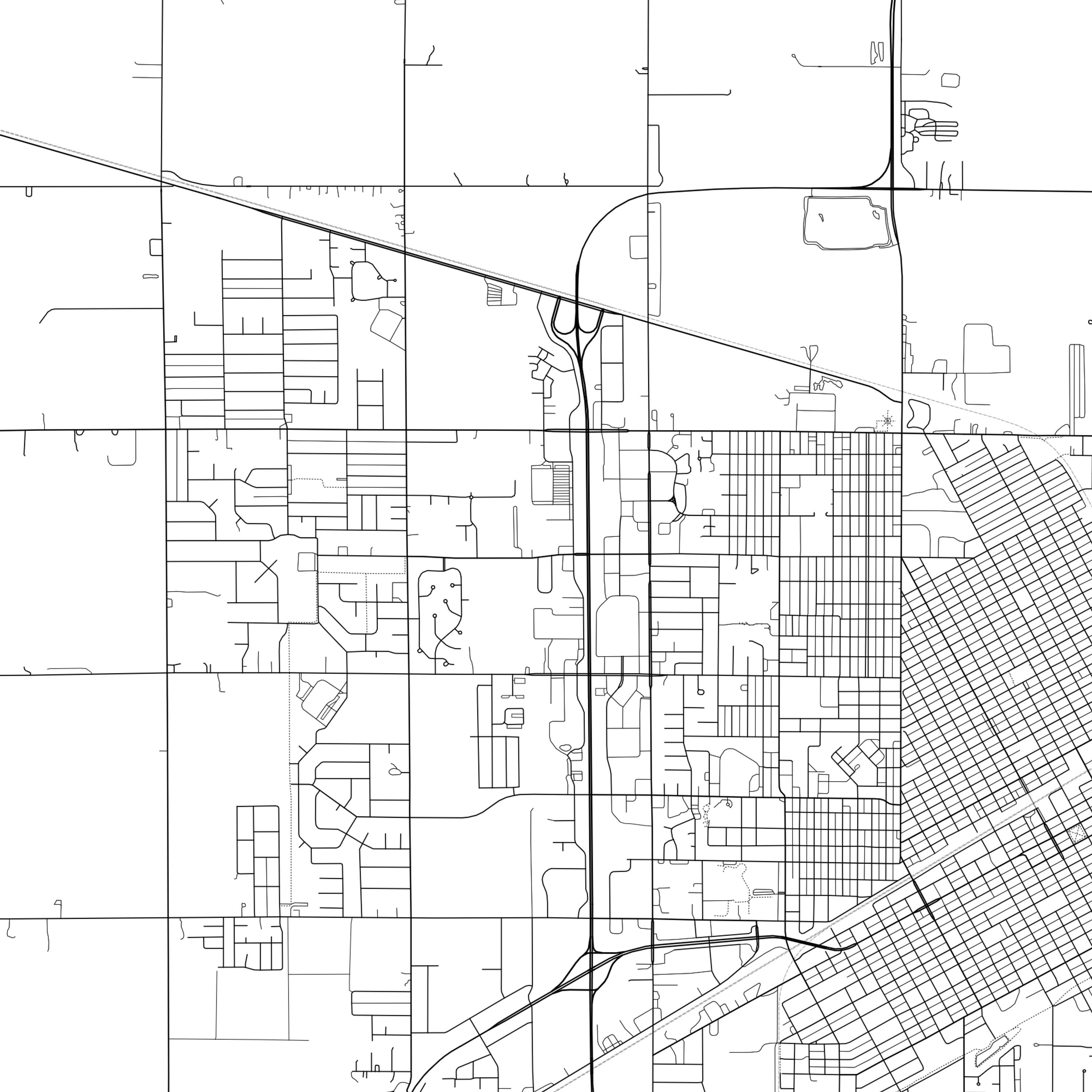 Grand Island Map Print, Grand Island Map Poster Wall Art, Ne City Map ...