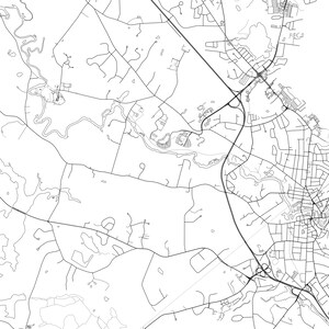 Dover Map Print, Dover Map Poster Wall Art, Nh City Map, New Hampshire ...
