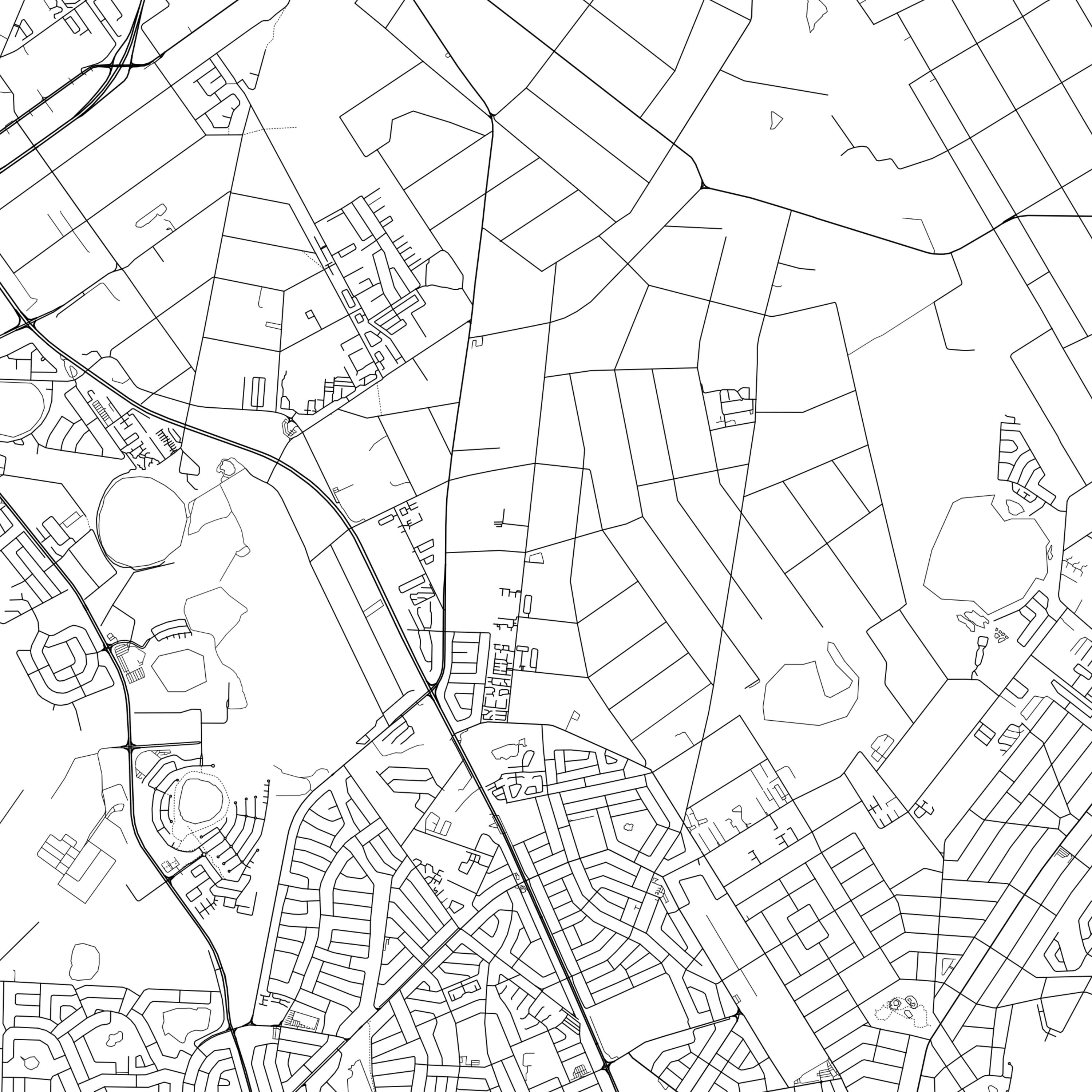 Benoni Map Print Benoni Map Poster Wall Art Benoni City | Etsy