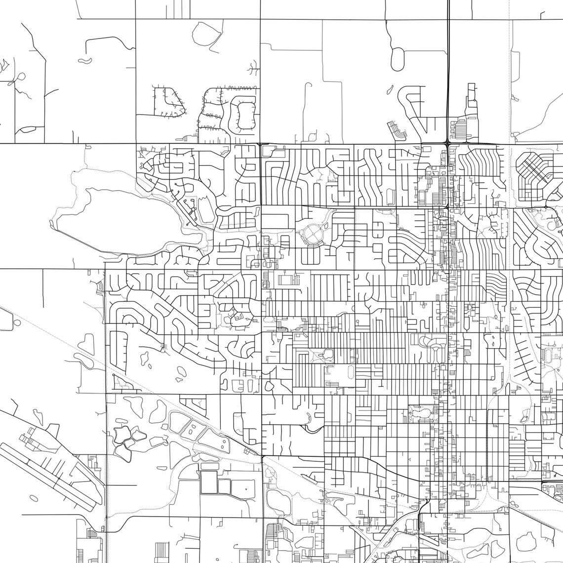 Longmont Map Print, Longmont Map Poster Wall Art, Co City Map, Colorado ...