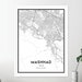 Mashhad Map Print, Mashhad Map Poster Wall Art, Mashhad City Map ...