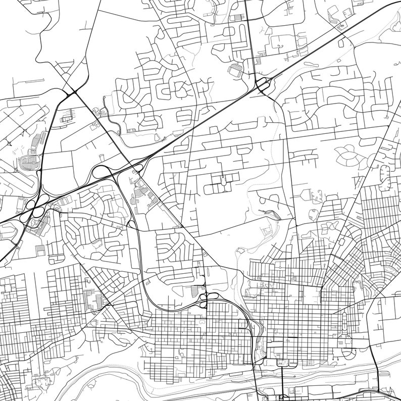 Bethlehem Map Print, Bethlehem Map Poster Wall Art, Pa City Map ...