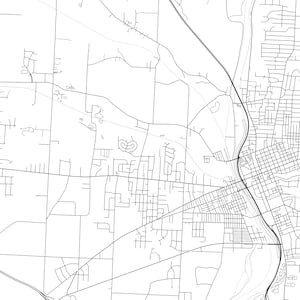 Massillon Map Print, Massillon Map Poster Wall Art, Oh City Map, Ohio ...