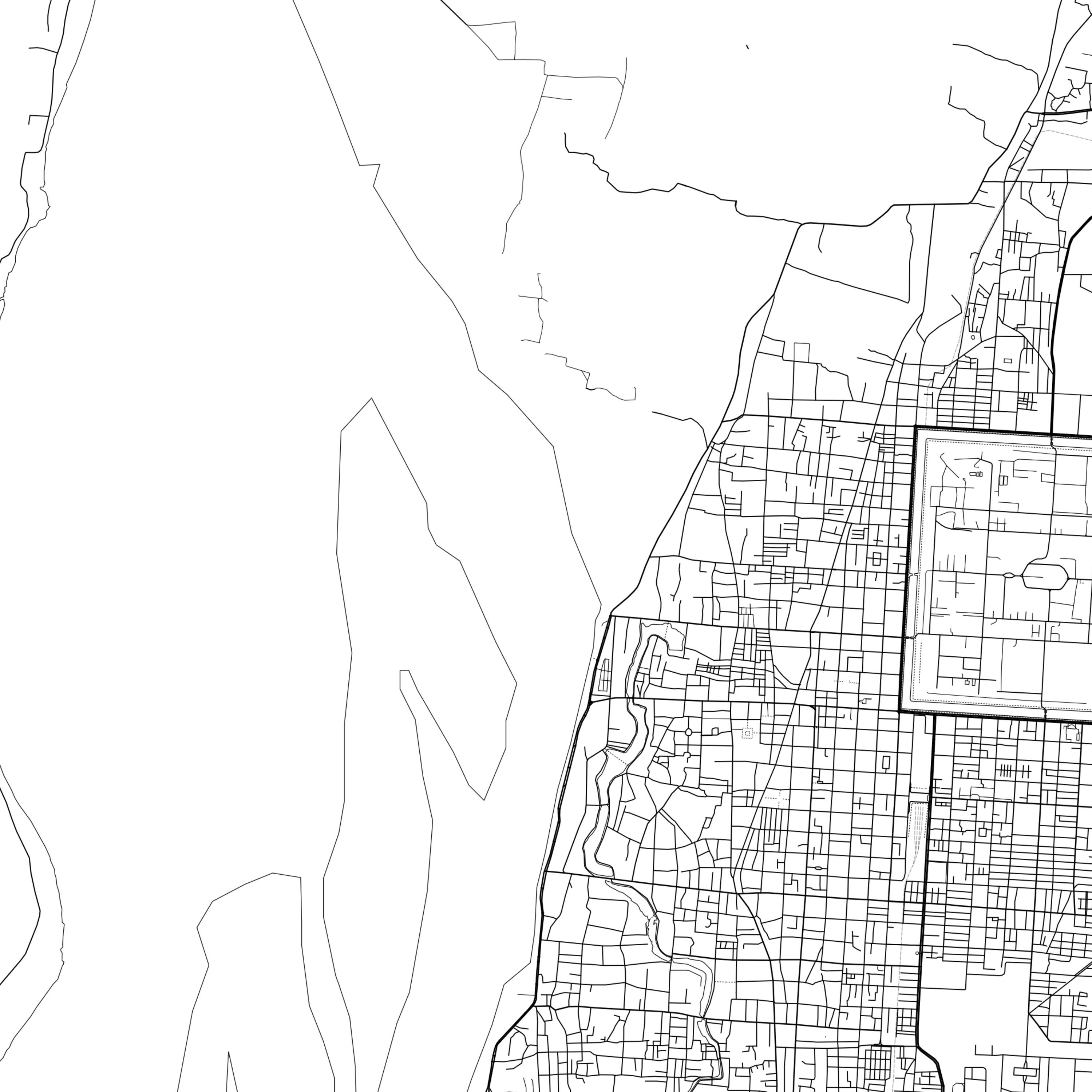 Mandalay Map Print, Mandalay Map Poster Wall Art, Mandalay City Map ...