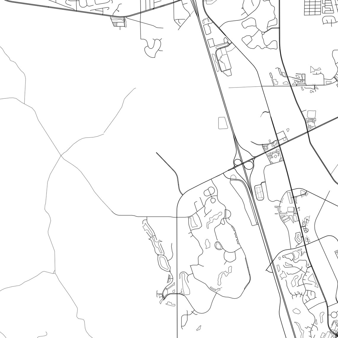 Daytona Beach Map Print Daytona Beach Map Poster Wall Art Fl - Etsy