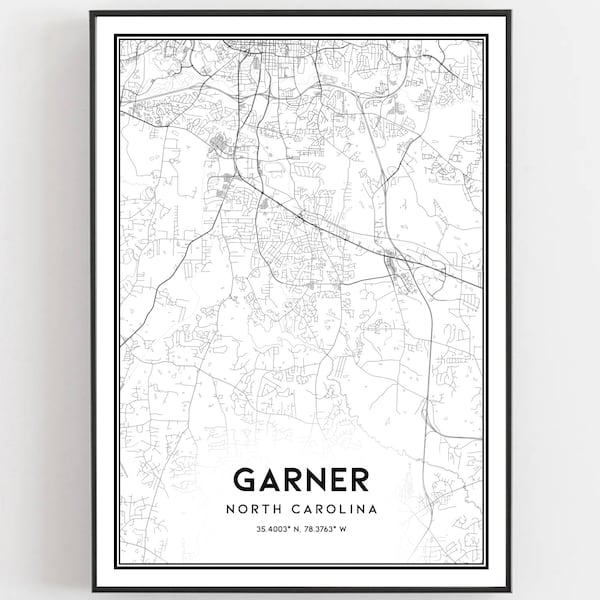 Garner Nc Poster - Etsy
