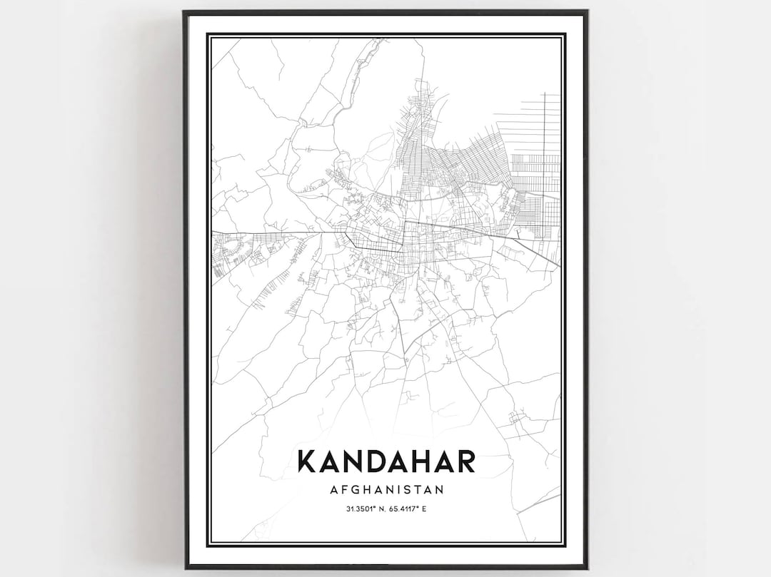 Kandahar City Map