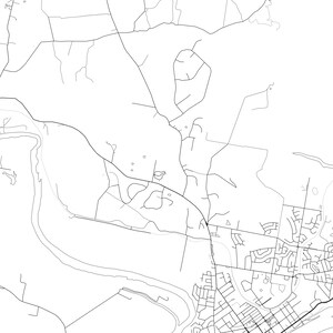 Taree Map Print Taree Map Poster Wall Art Taree City Map | Etsy