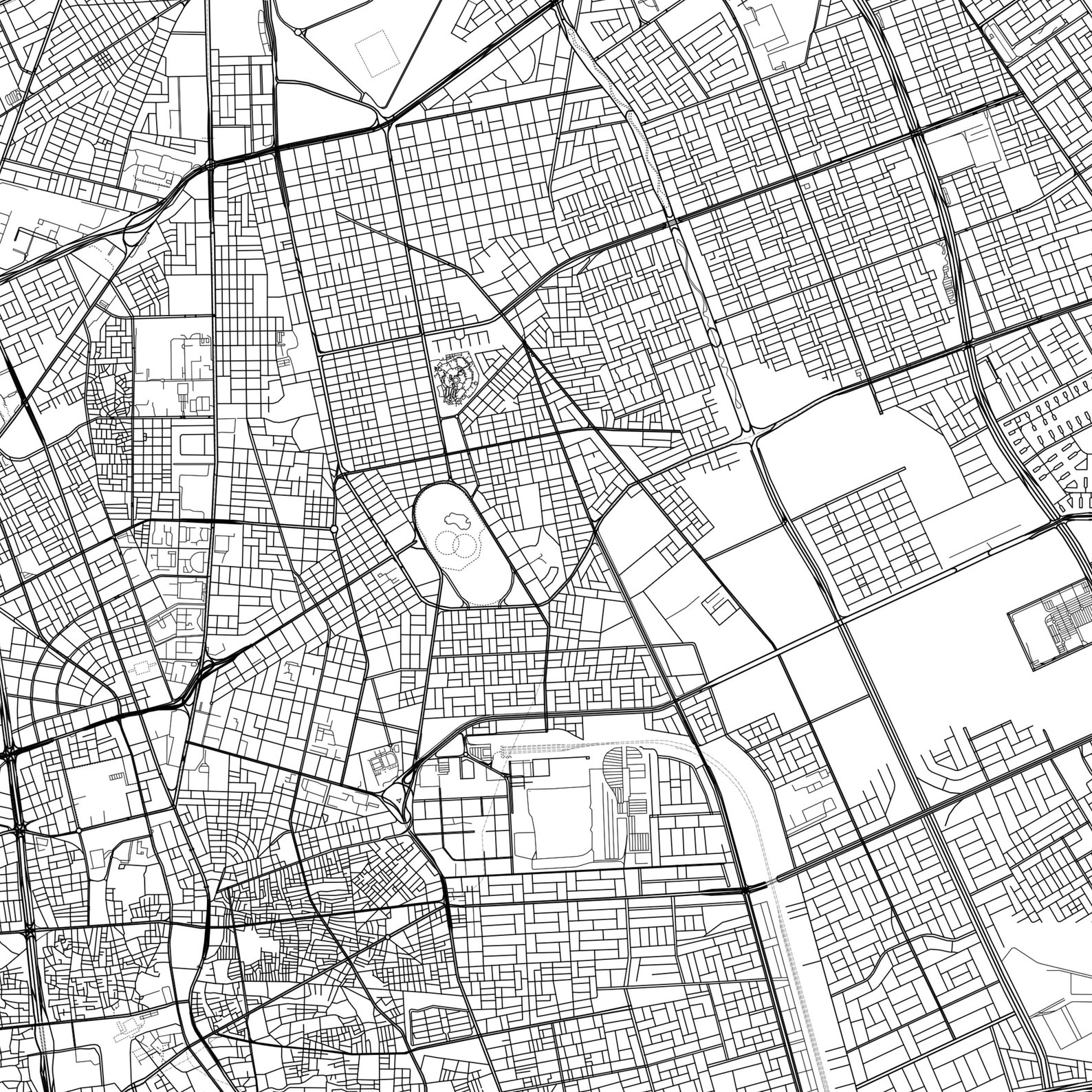 Riyadh Map Print Riyadh Map Poster Wall Art Riyadh City | Etsy