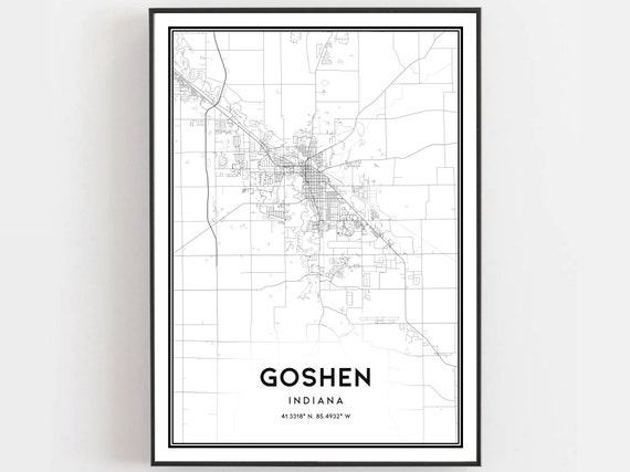 Map Of Downtown Goshen In