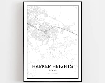 Shaker Heights Map Print, Shaker Heights Map Poster Wall Art, Oh City ...