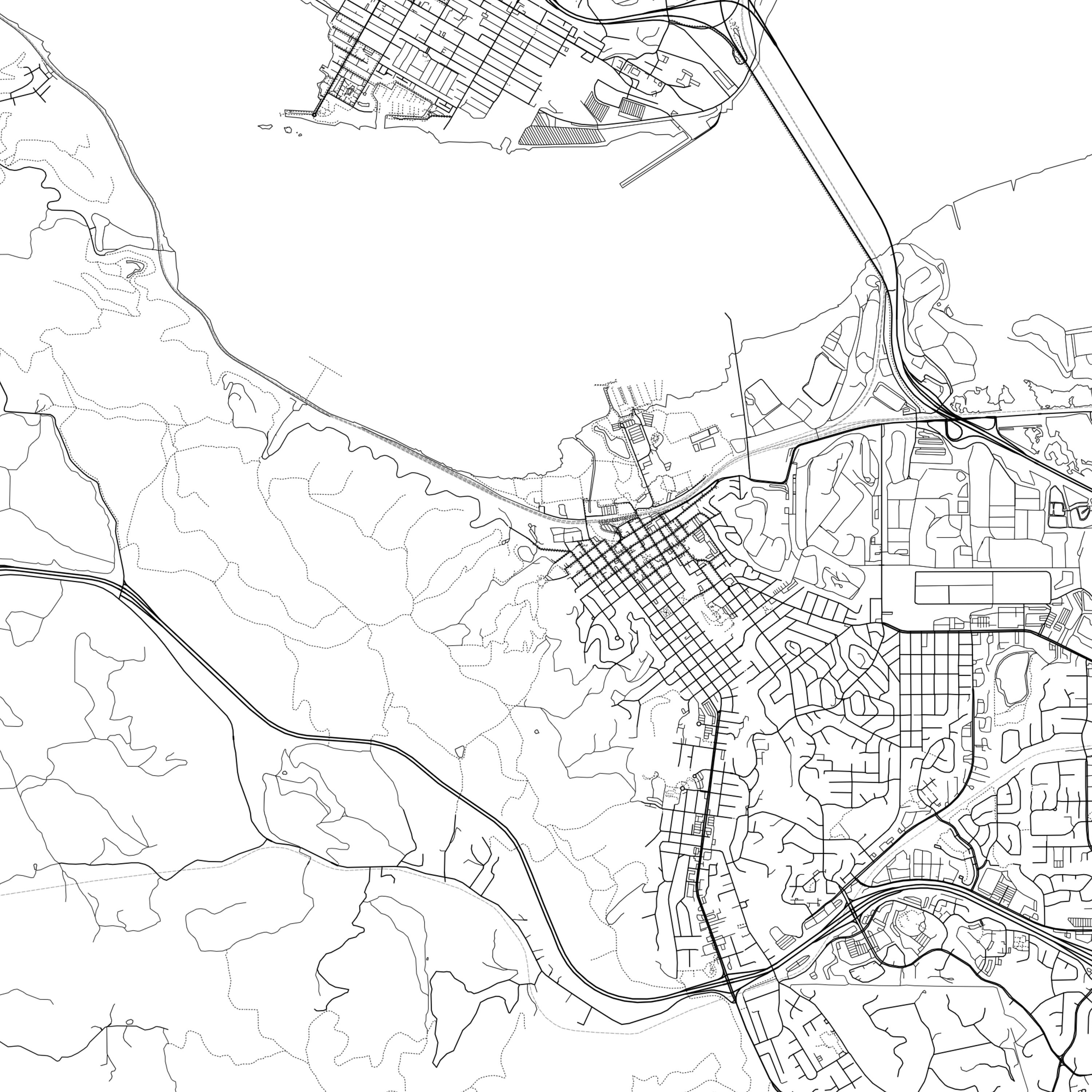 Martinez Map Print Martinez Map Poster Wall Art Ca City Map - Etsy