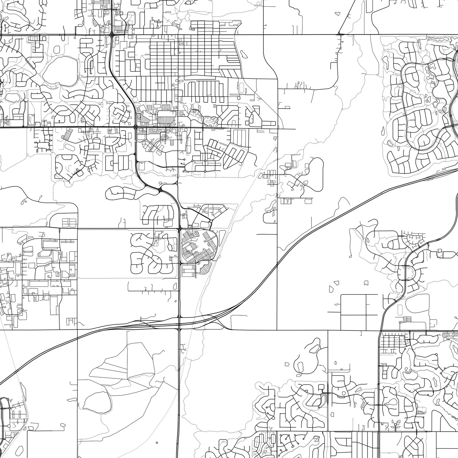Broomfield Map Print Broomfield Map Poster Wall Art Co City | Etsy