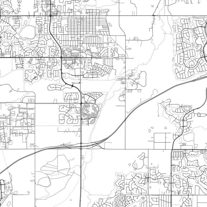 Broomfield Map Print Broomfield Map Poster Wall Art Co City - Etsy