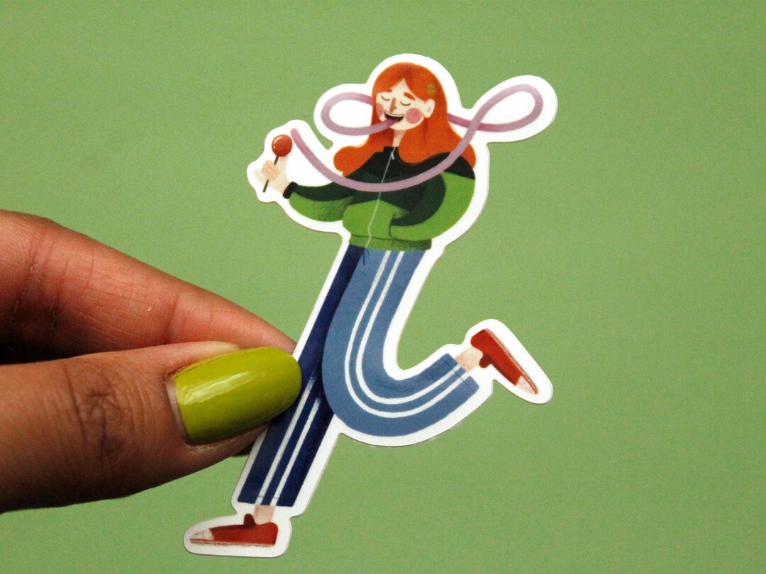 Tongue Twister Vinyl Sticker - Etsy