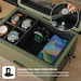 Military 10 Slot Watch Box Case Organizer for Men, Real Glass Top ...