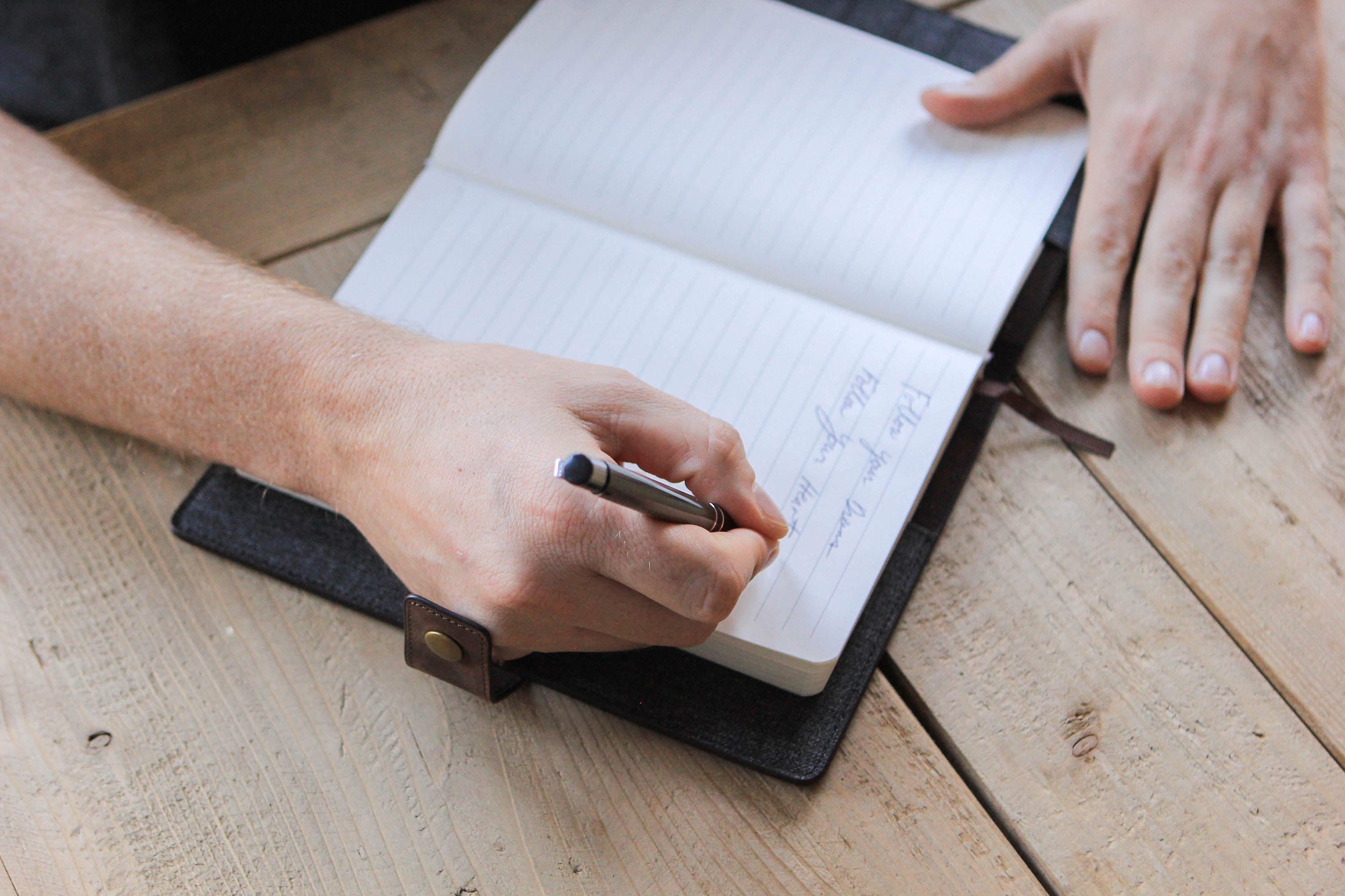 Full Grain Premium Leather Refillable Journal Cover With A5 - Etsy