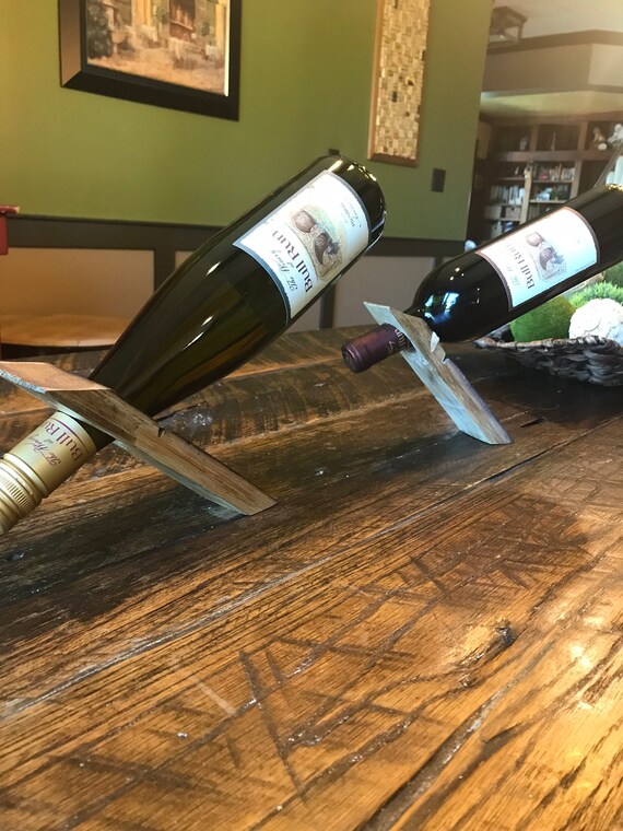 Barrel Stave Wine Bottle Holder - Etsy