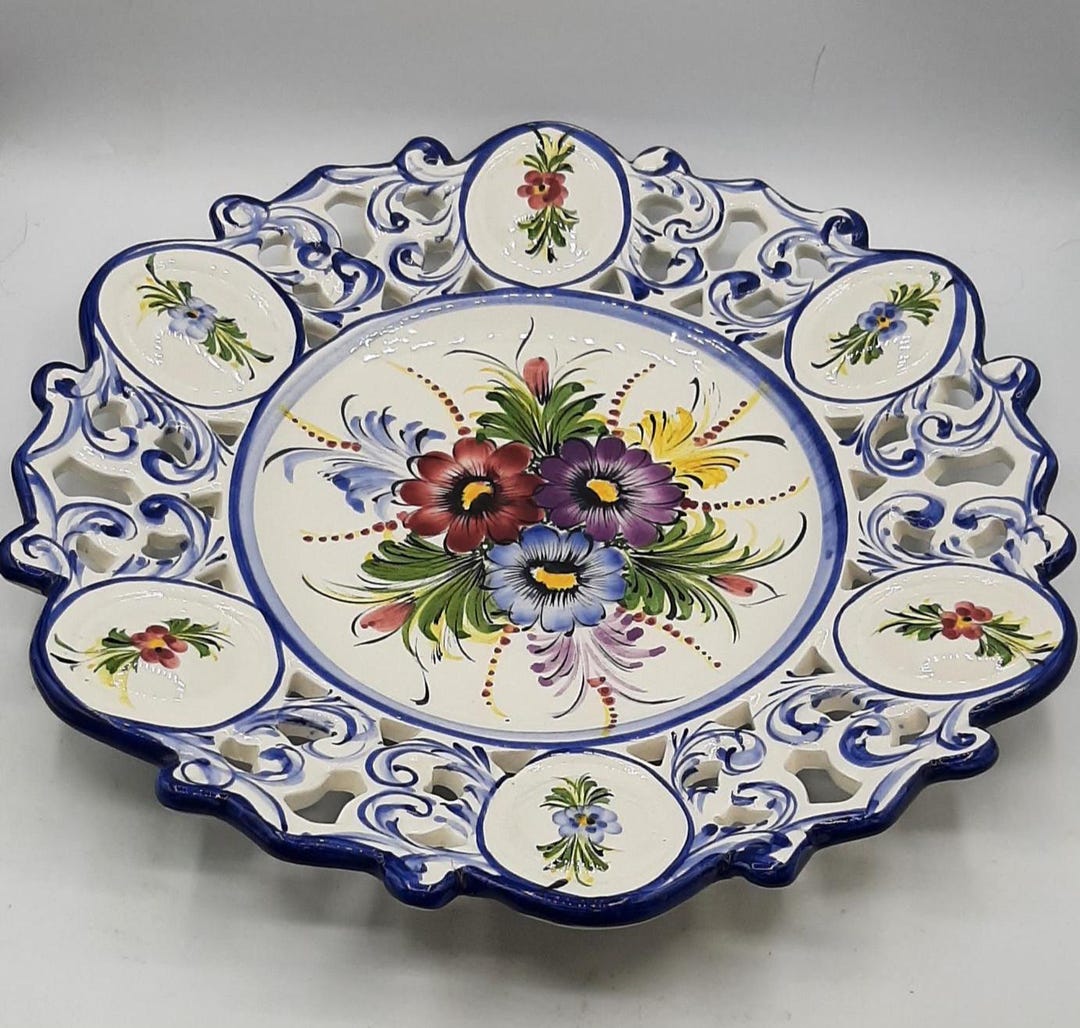 Vintage RCCL Signed & Numbered Hand Painted Lattice Plate From Portugal ...