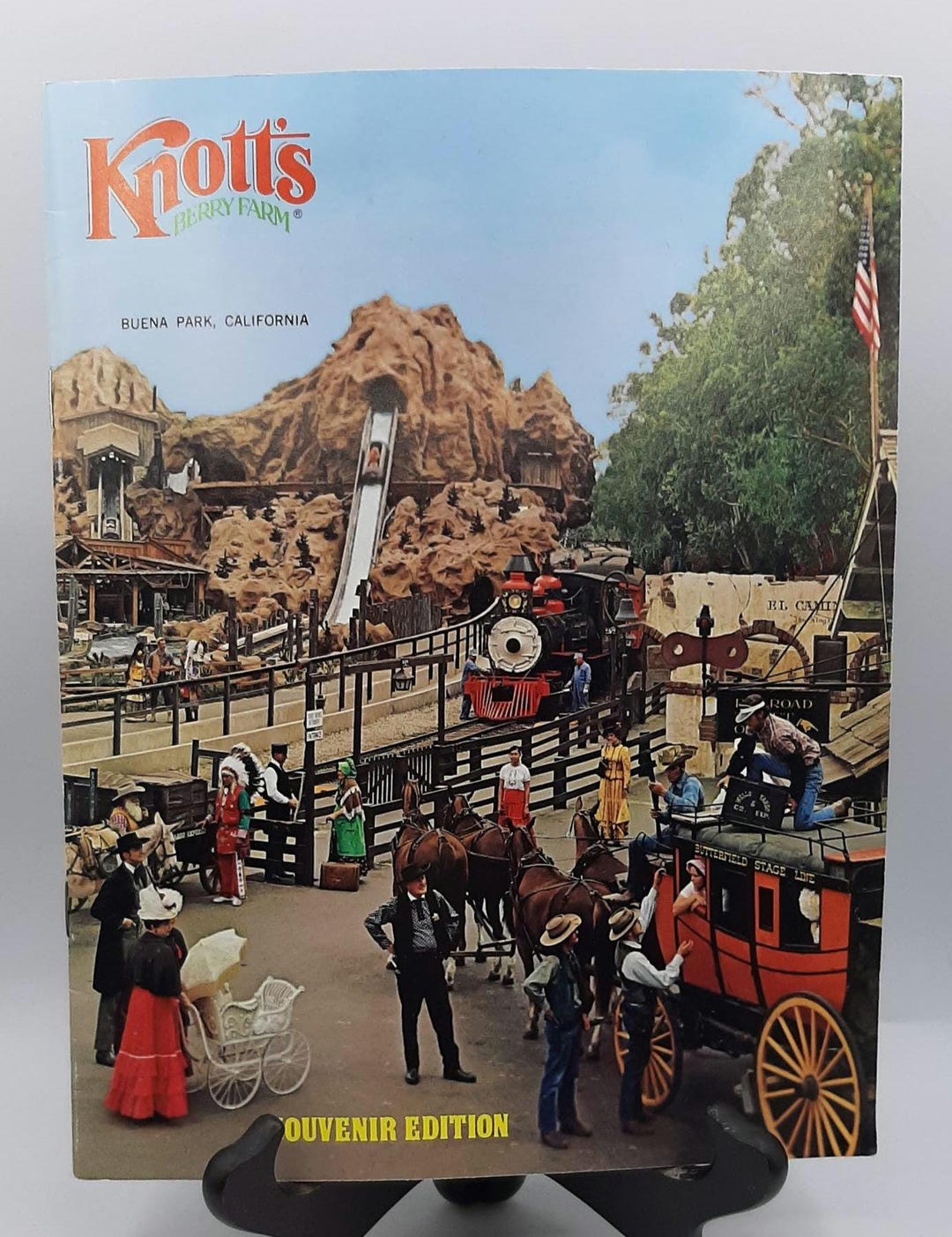 Knott's Berry Farm Vintage 70'S Souvenir Edition Amusement Park Booklet ...