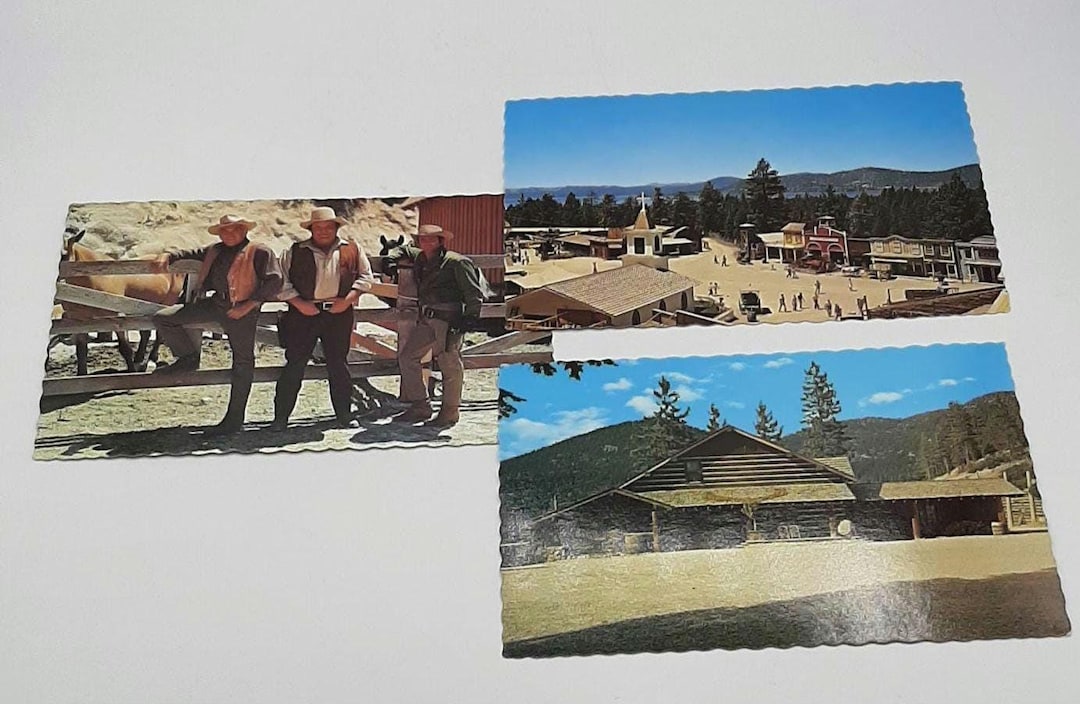 Vintage Bonanza TV Show Ponderosa Ranch Incline Village Nevada Postcard ...