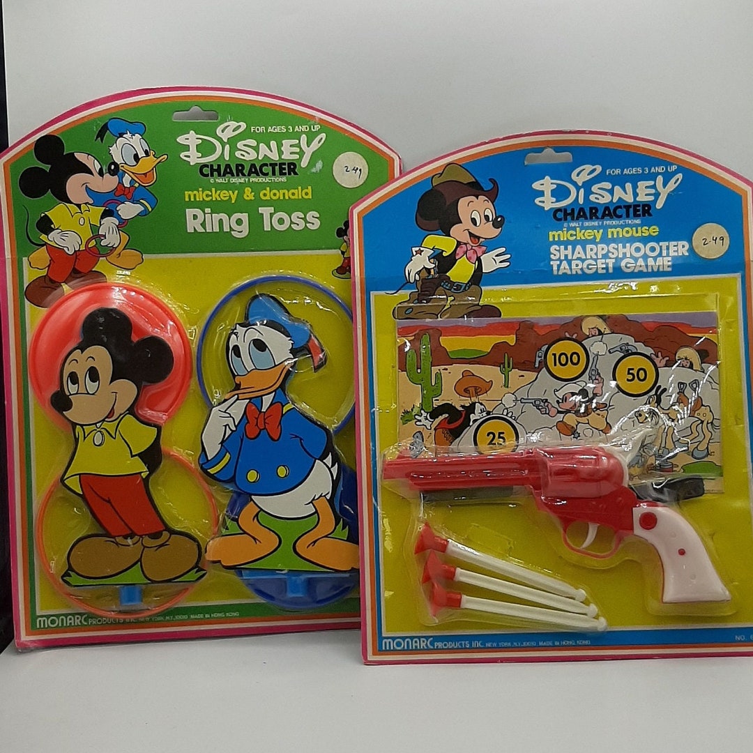 Vintage Disney Mickey Mouse & Donald Duck Sharp Shooter Target Game ...