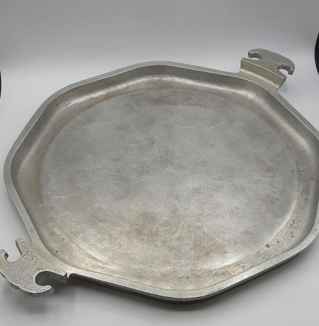 Vtg Guardian Service Aluminum 13" Griddle Serving Tray Platter Octagon ...