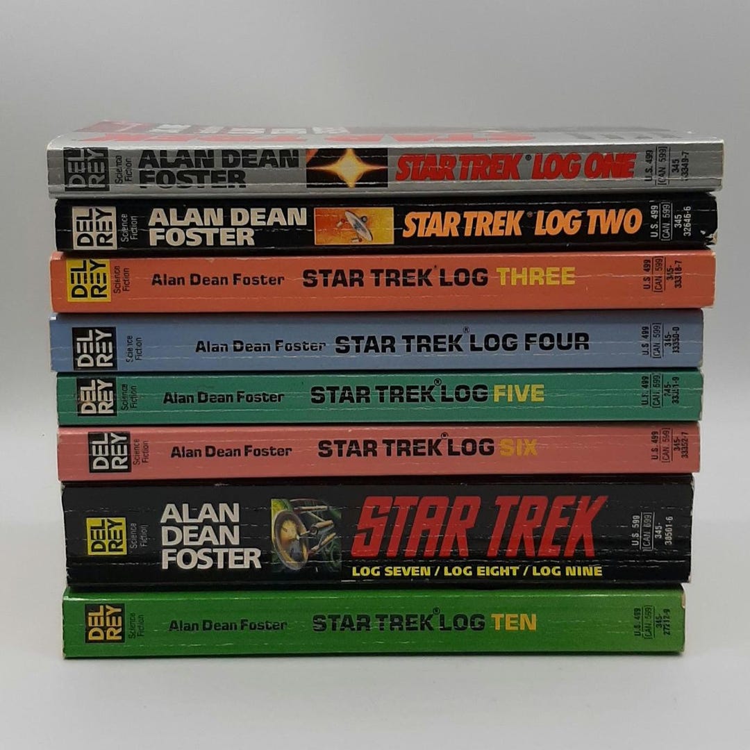 Star Trek Log 1-10 Alan Dean Foster Paperback Novels 1970's Vintage - Etsy