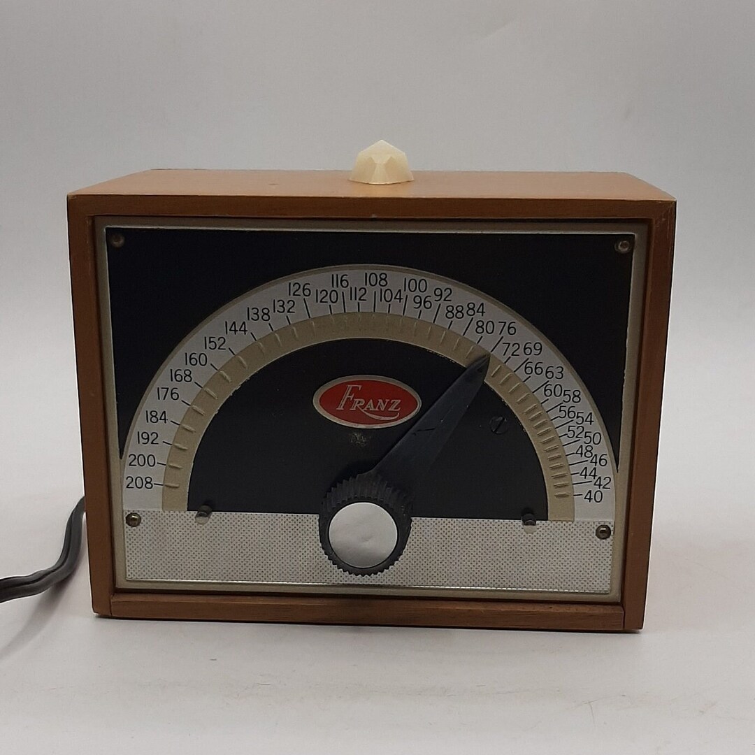 Vintage Franz Electric Metronome Model LM-FB-5 Solid Walnut Tested ...