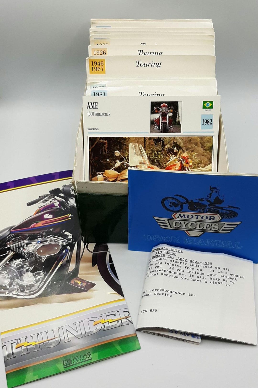 Atlas Editions Motorcycle Trading Cards Box Set 2 Boxes Motorcycle ...
