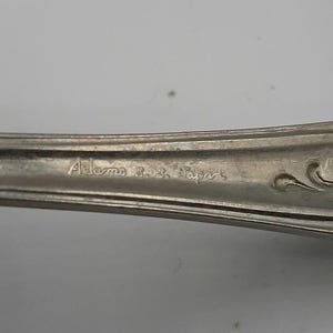 Vintage Adams S.S. Ladle Made in Japan Floral Decor 6" Long and Another ...