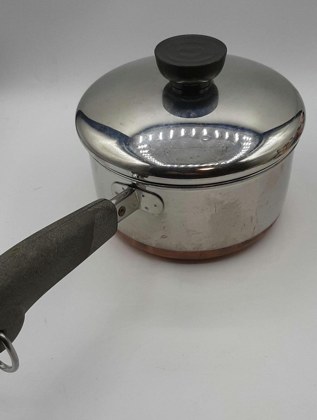 Vintage Revere Ware Copper Bottom 1 Qt Sauce Pan With Lid 81 Rome NY - Etsy
