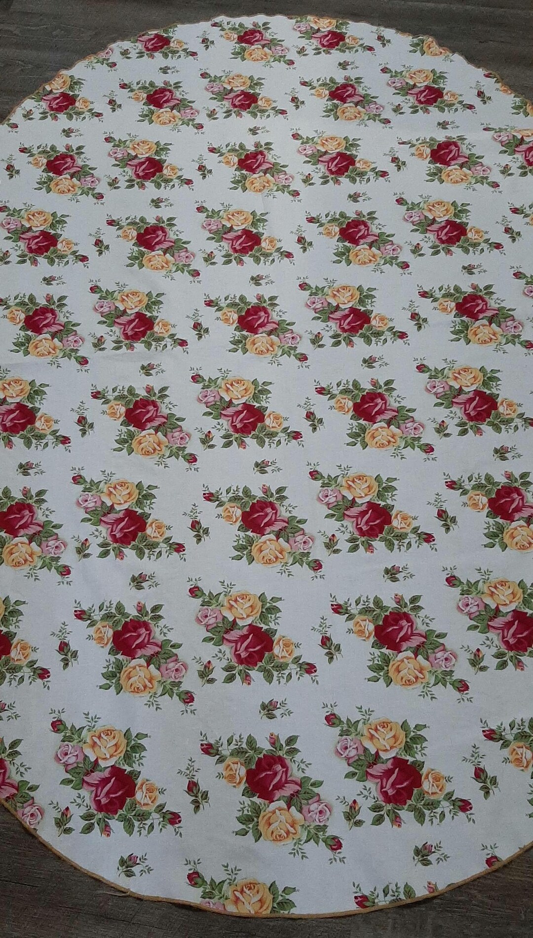 Vintage Royal Albert Old Country Roses Oval Table Cloth 54" X 78" - Etsy