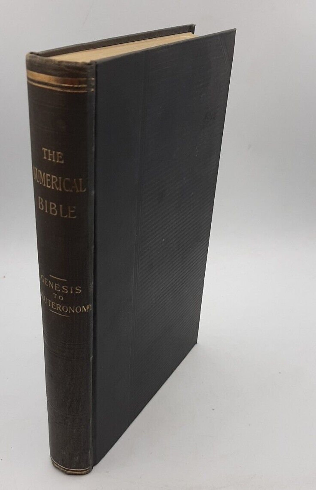 Rare the Numerical Bible Genesis to Deuteronom Loizeaux Brothers 1903 ...