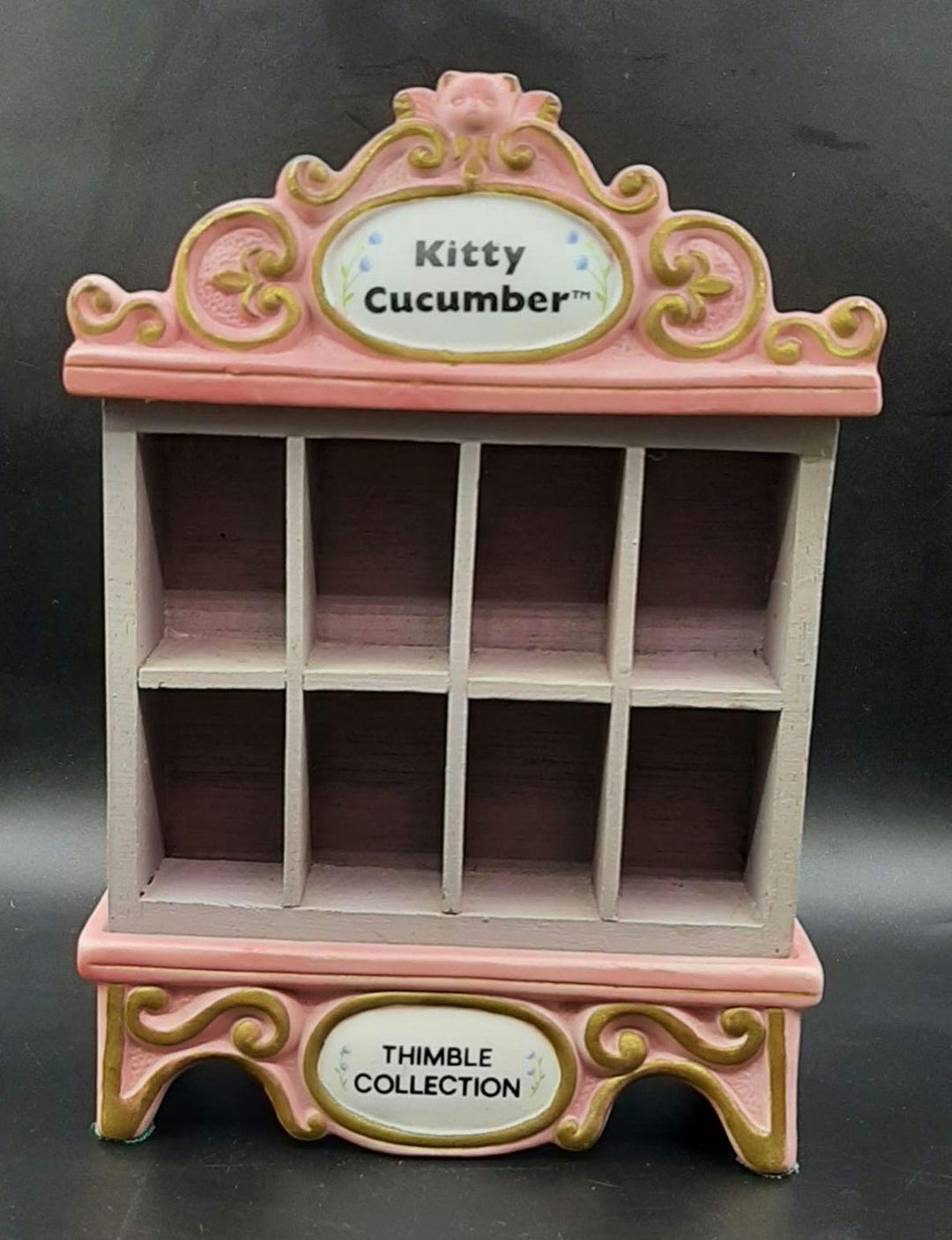 Schmid Kitty Cucumber Thimble Musical Display Case - Etsy