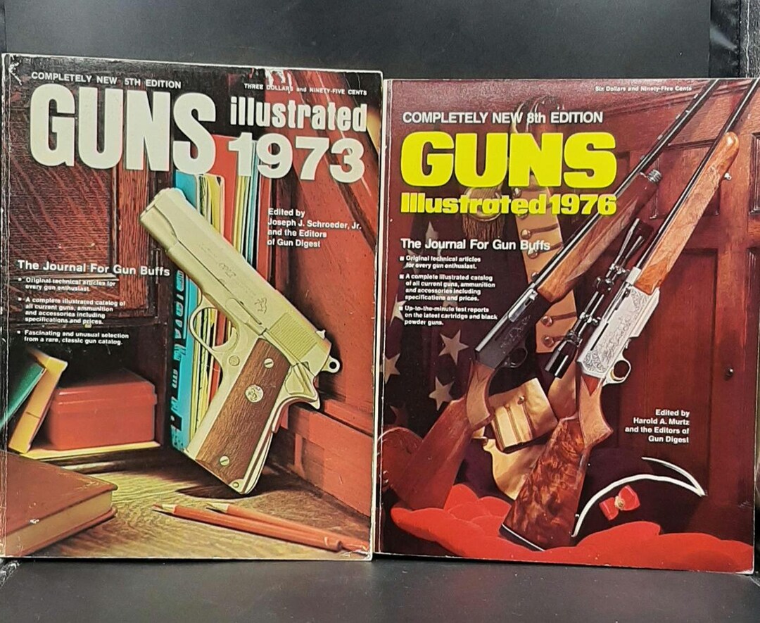 Vintage Guns Illustrated 1973 Fith Edition and 1976 Eigth Edition Set ...