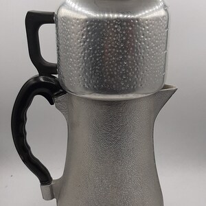 Vintage Aluminum Guardian Service Coffee Pot Percolator With Glass Lid ...