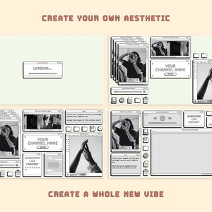 Youtube-ready Animated Retro Digital Intro and Outro - Girly Y2K ...