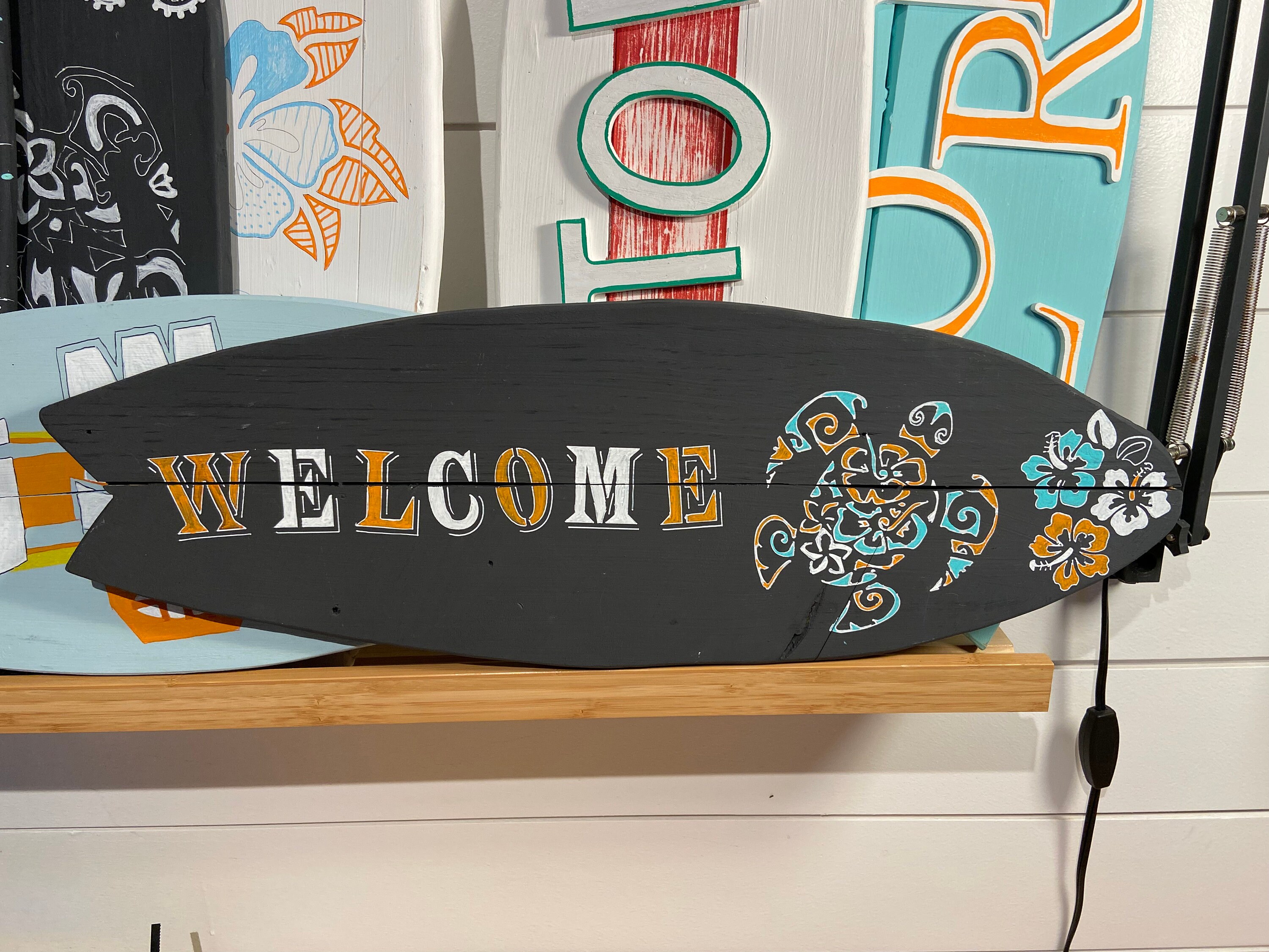 Welcome Surfboard Wall Decor Collection - Etsy