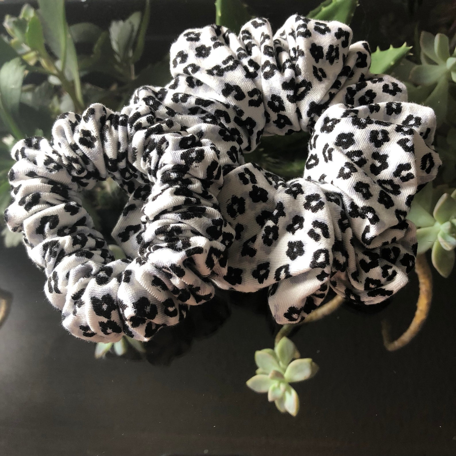 Fast and Furious Black/white Cheetah Print Scrunchie - Etsy