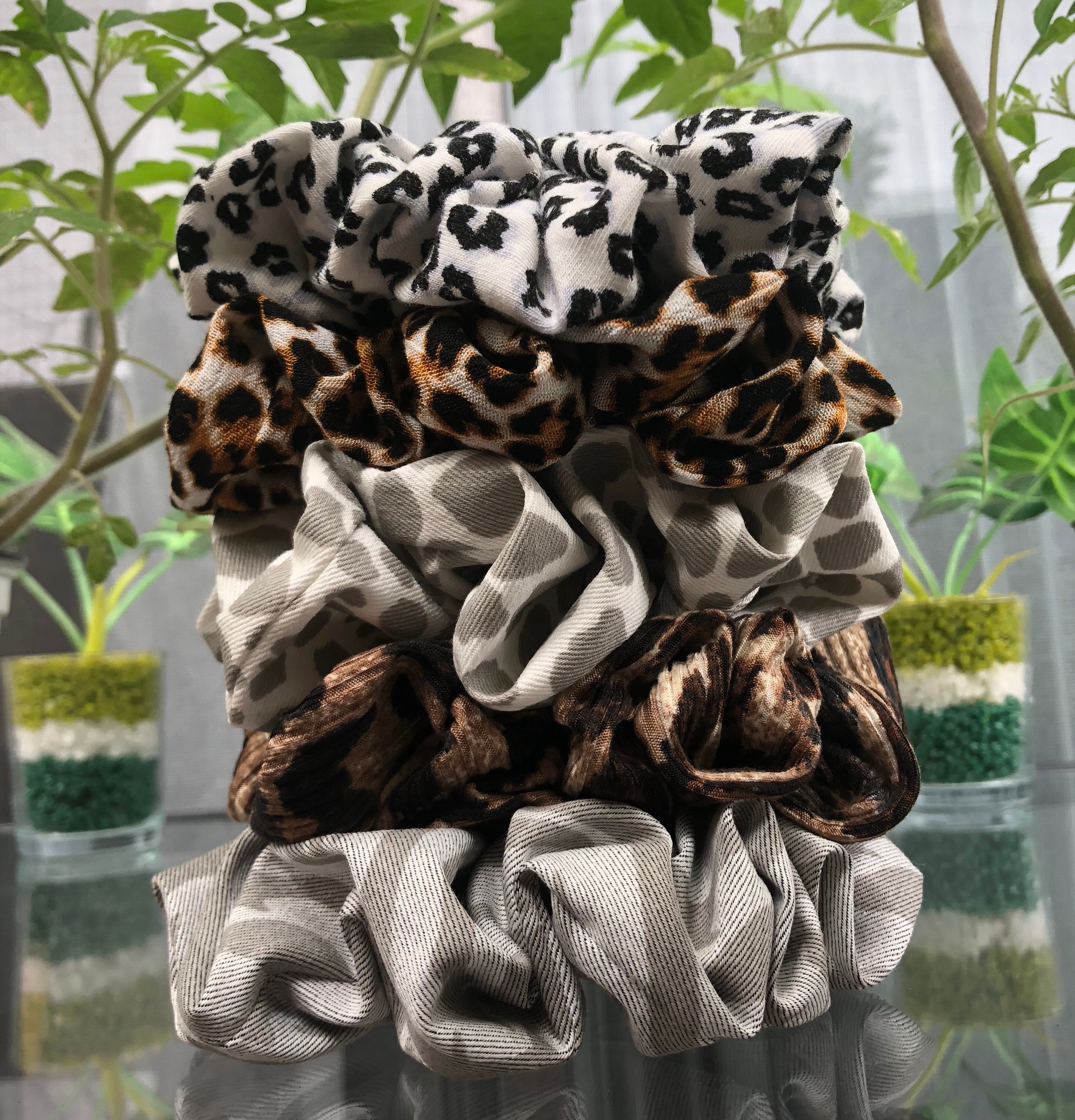 Fast and Furious Black/white Cheetah Print Scrunchie - Etsy