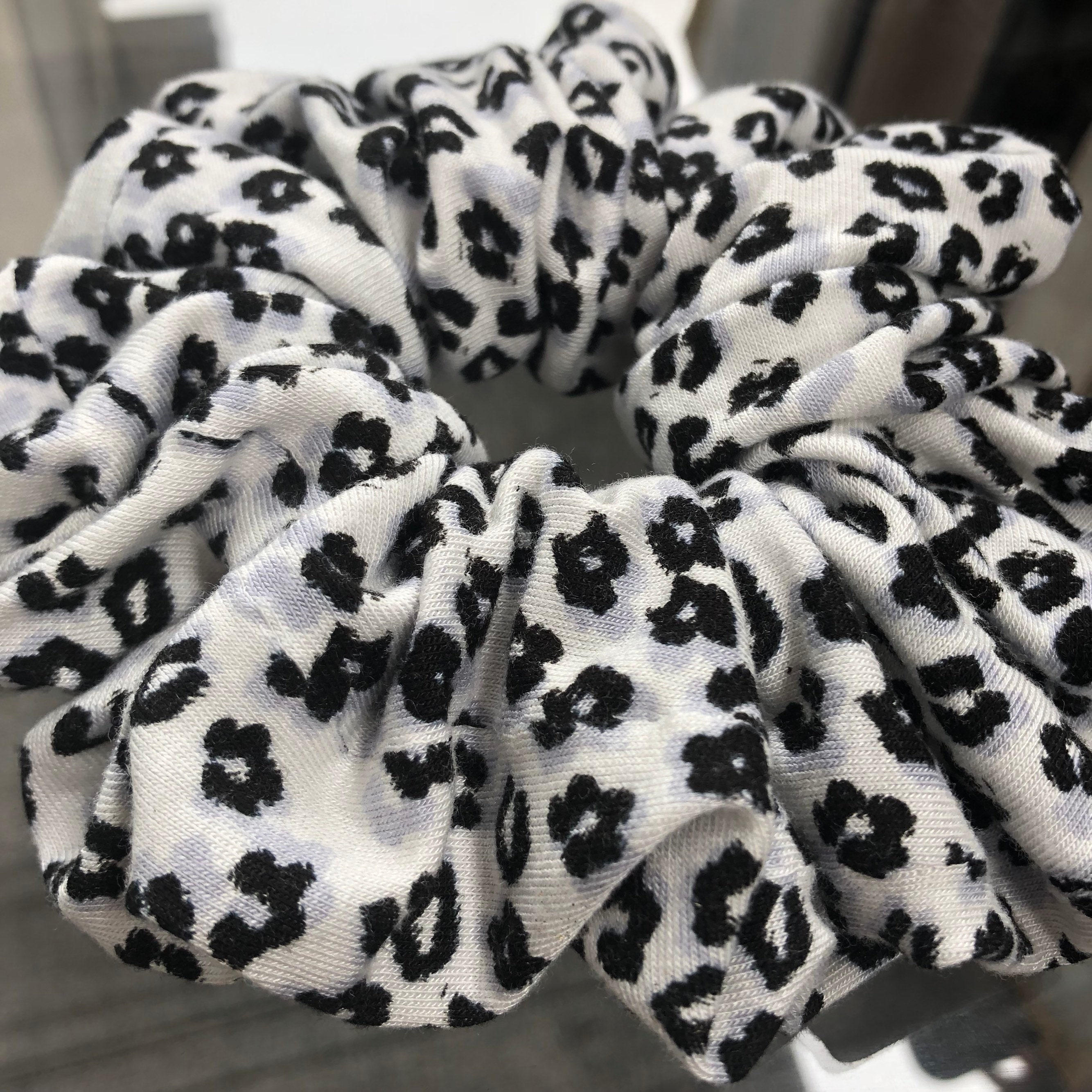 Fast and Furious Black/white Cheetah Print Scrunchie - Etsy