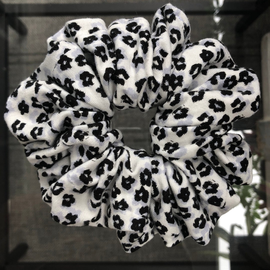 Fast and Furious Black/white Cheetah Print Scrunchie - Etsy