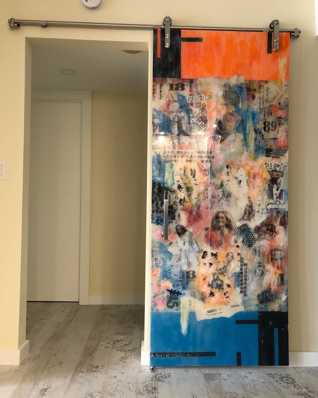 36x84custom Epoxy Barn Door - Etsy