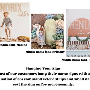 Stacked Custom Name Sign, Wood Name Sign, Nursery Sign, Nursery Letters ...