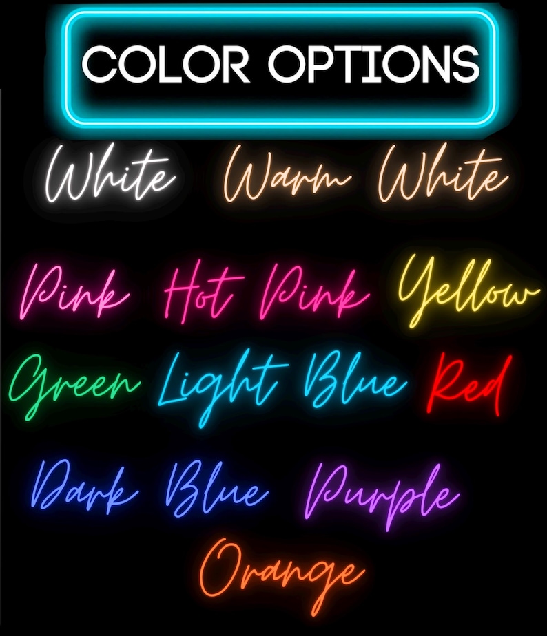 Custom Neon Name Sign, Name Sign, Nursery Sign, Nursery Letters ...